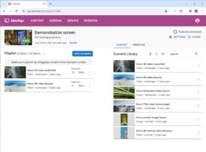 How to display content on your digital signage screen