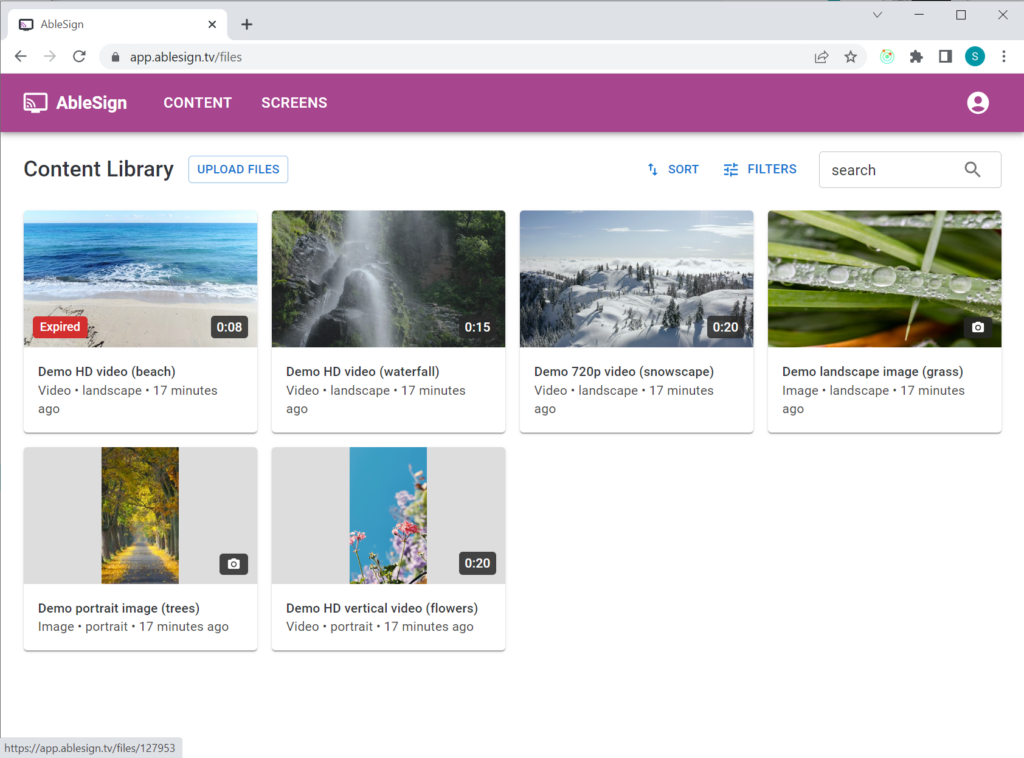 How to set start and expiry dates on content