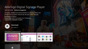 How to install AbleSign on a FireTV