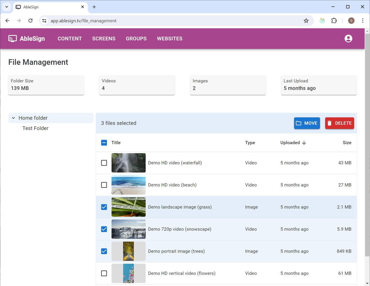 How to work on multiple files in your content library (bulk actions)