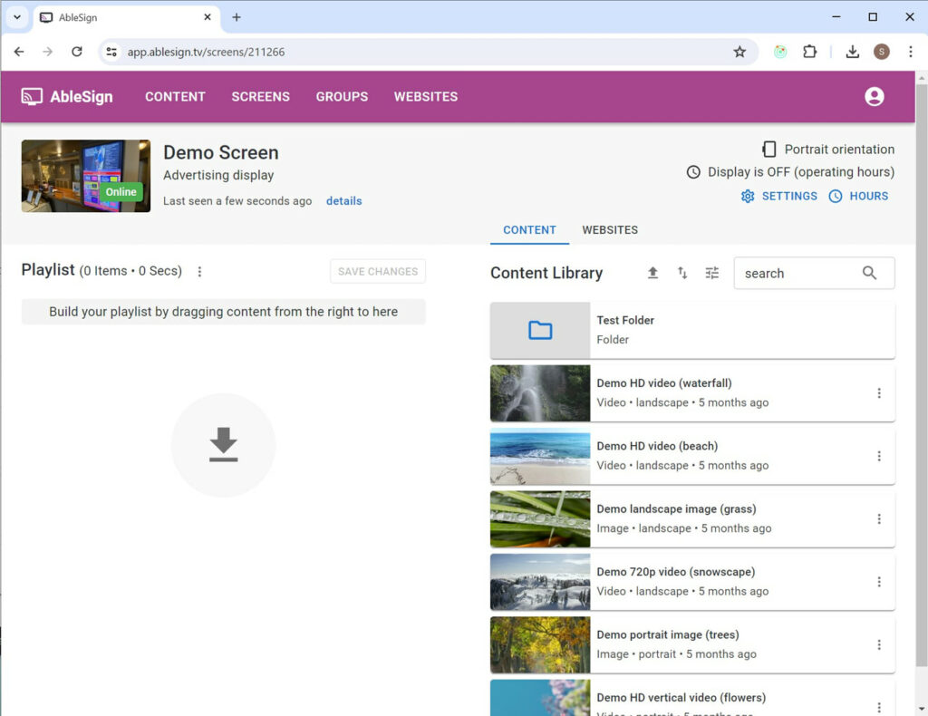 How to use folders to organize your digital signage content