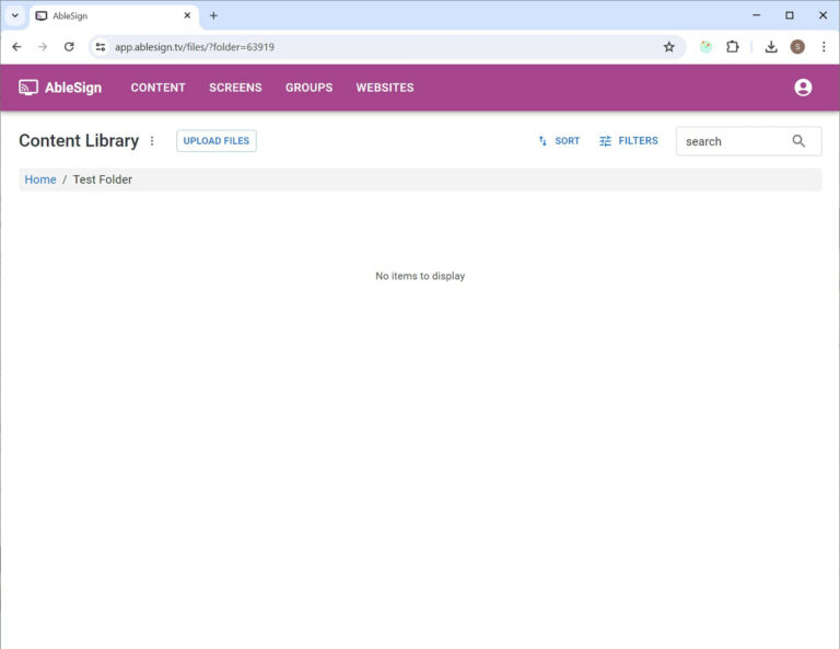 How to use folders to organize your digital signage content