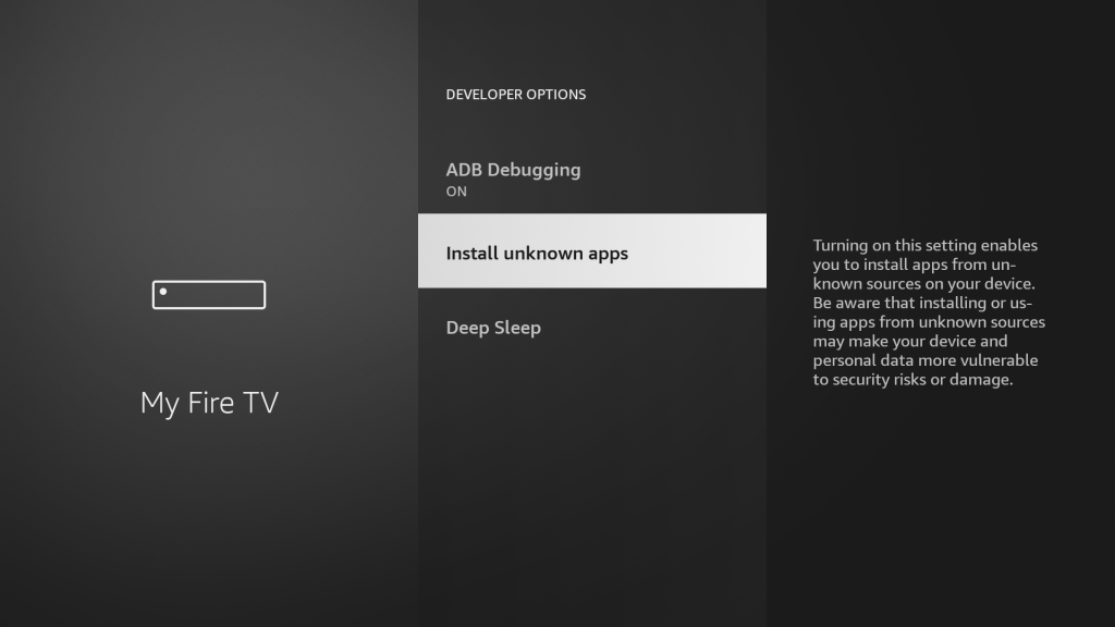 How to manually install the AbleSign app on a FireTV