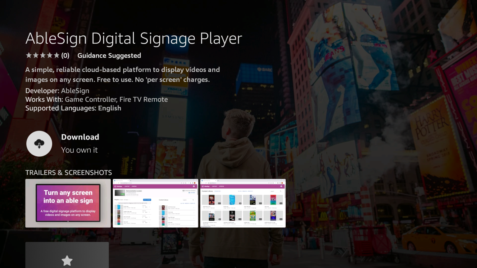 How to install AbleSign on a Firestick