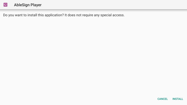 How to manually install the AbleSign app on a FireTV