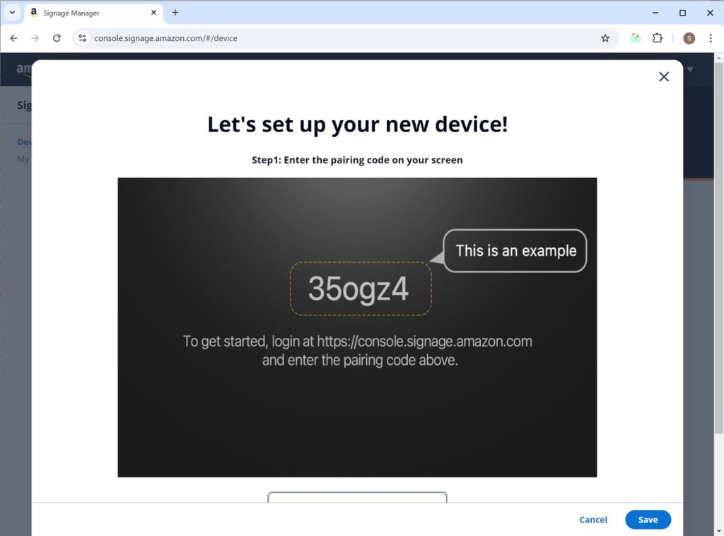 How to setup an Amazon Signage Stick